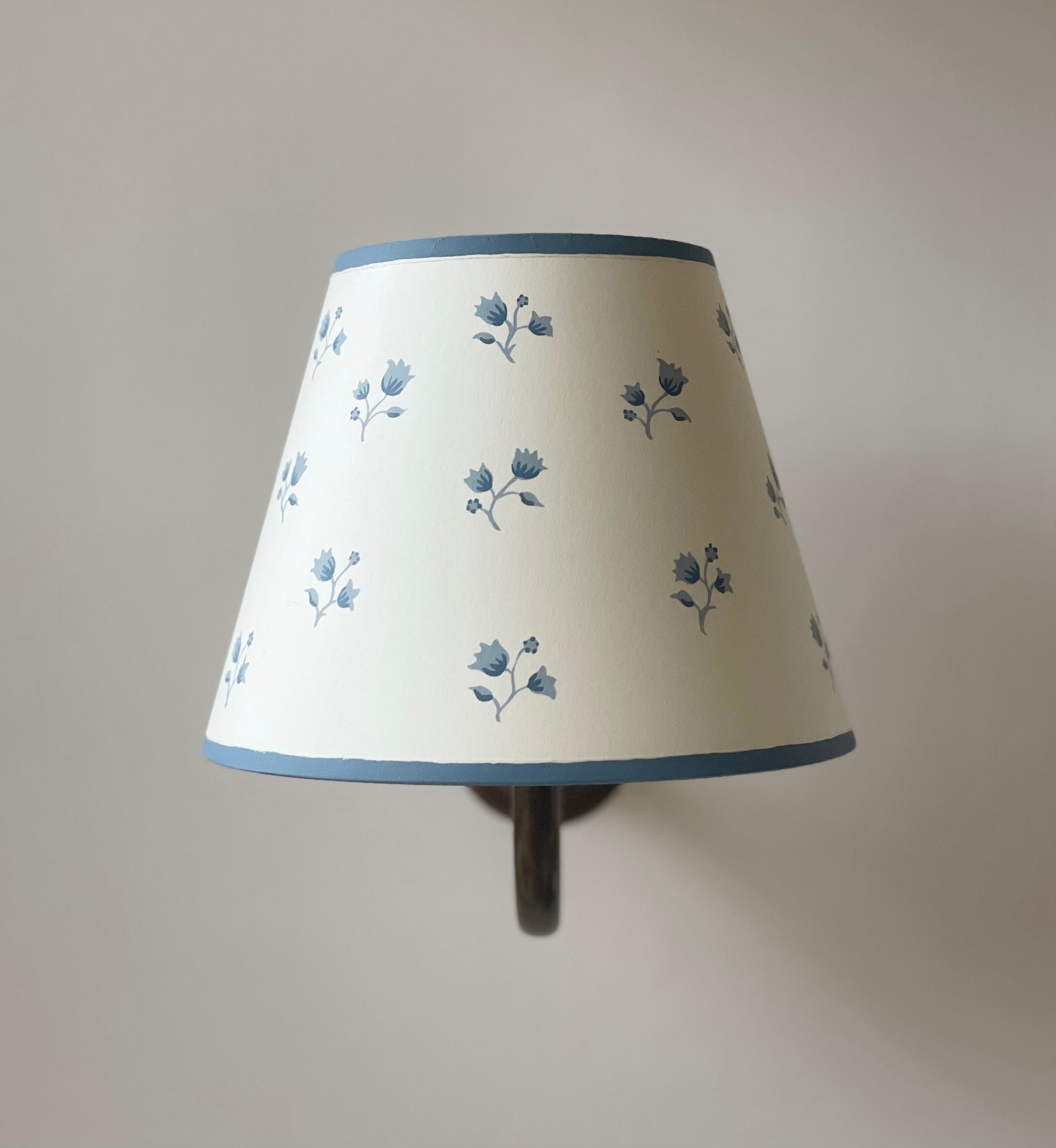 Blue floral sprigs